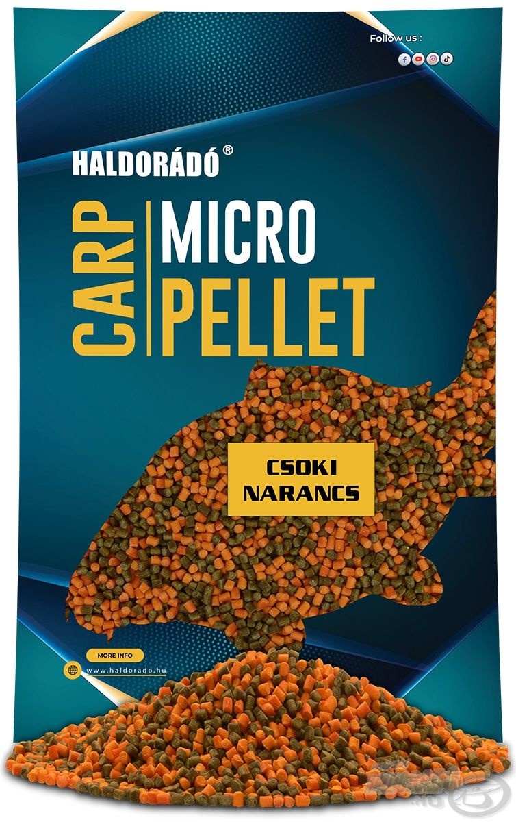 HALDORÁDÓ Carp Micro Pellet - Csoki Narancs - Haldorádó horgász áruház