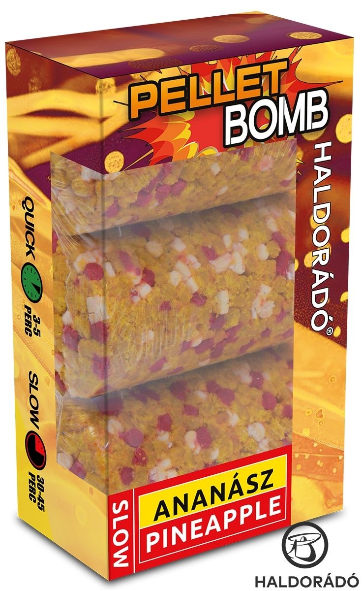 HALDORÁDÓ Pellet Bomb Slow - Ananász | Haldorádó Webáruház