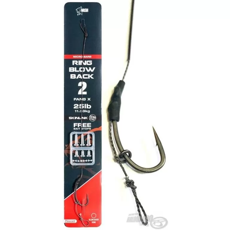 NASH Ring Blow Back Rig - 4 - Haldorádó horgász áruház