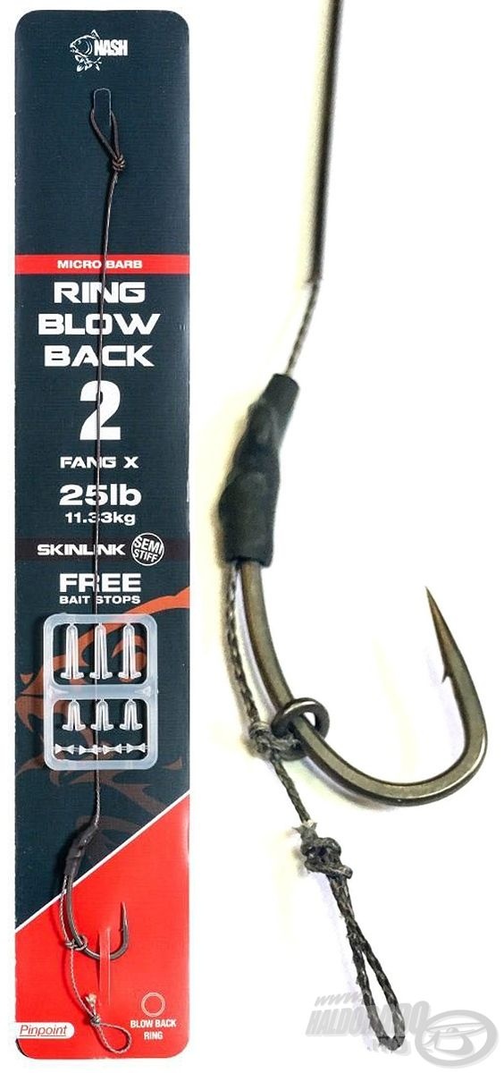 NASH Ring Blow Back Rig - 8 - Haldorádó horgász áruház