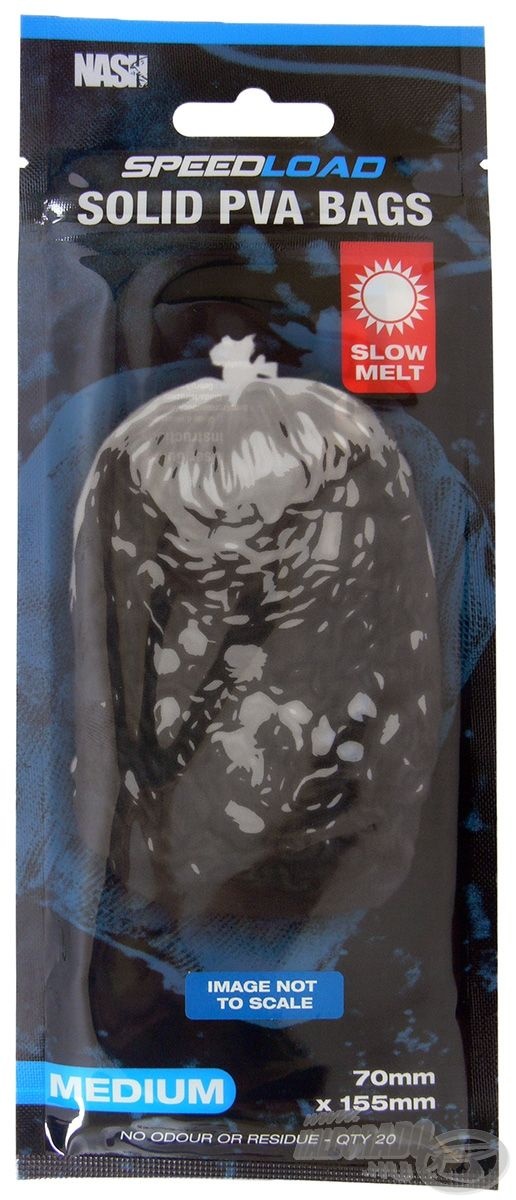 NASH Speedload Solid PVA Bag Medium - Haldorádó horgász áruház