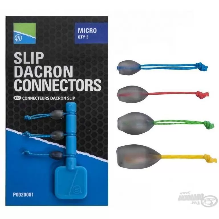 PRESTON Slip Dacron Connector - Micro - Haldorádó horgász áruház