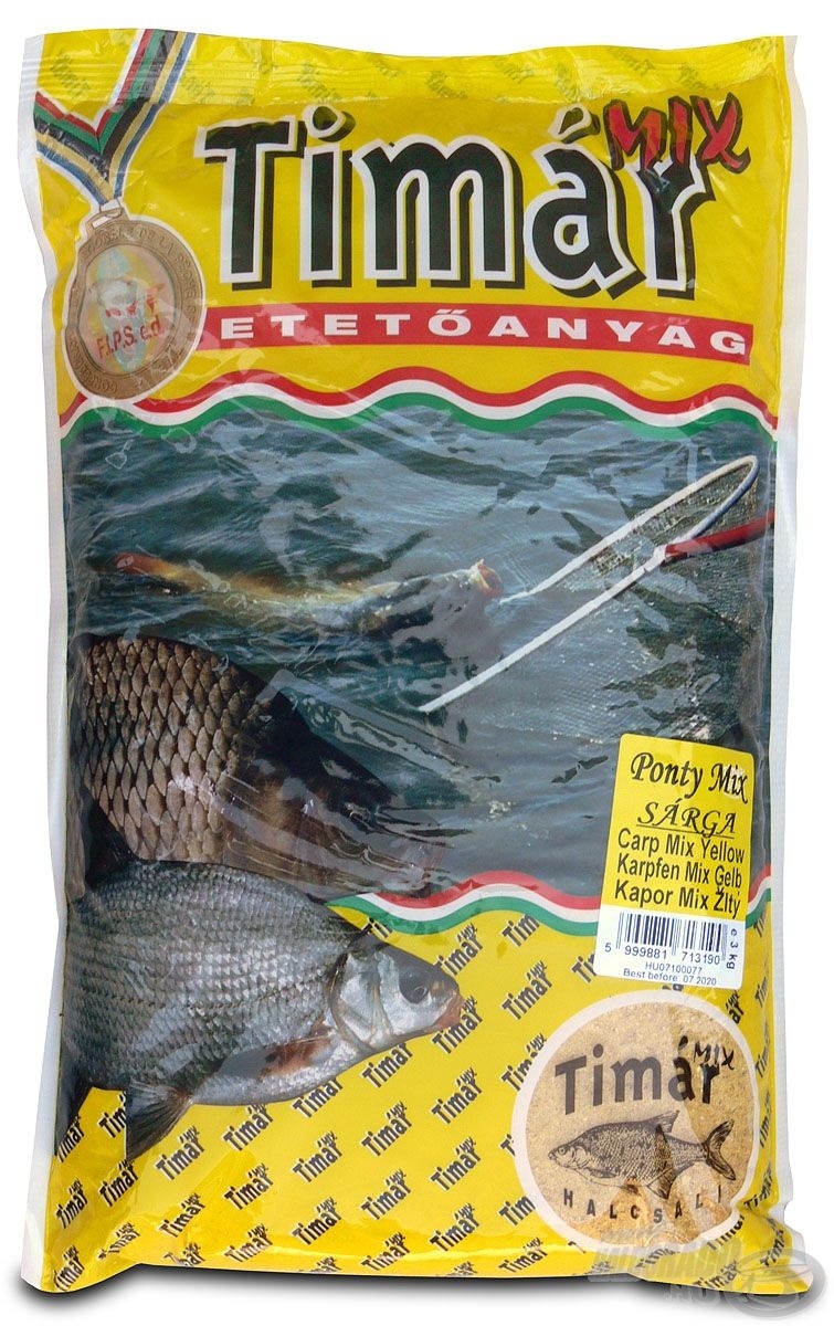 TIMÁR MIX Ponty mix sárga 3kg | Haldorádó Webáruház